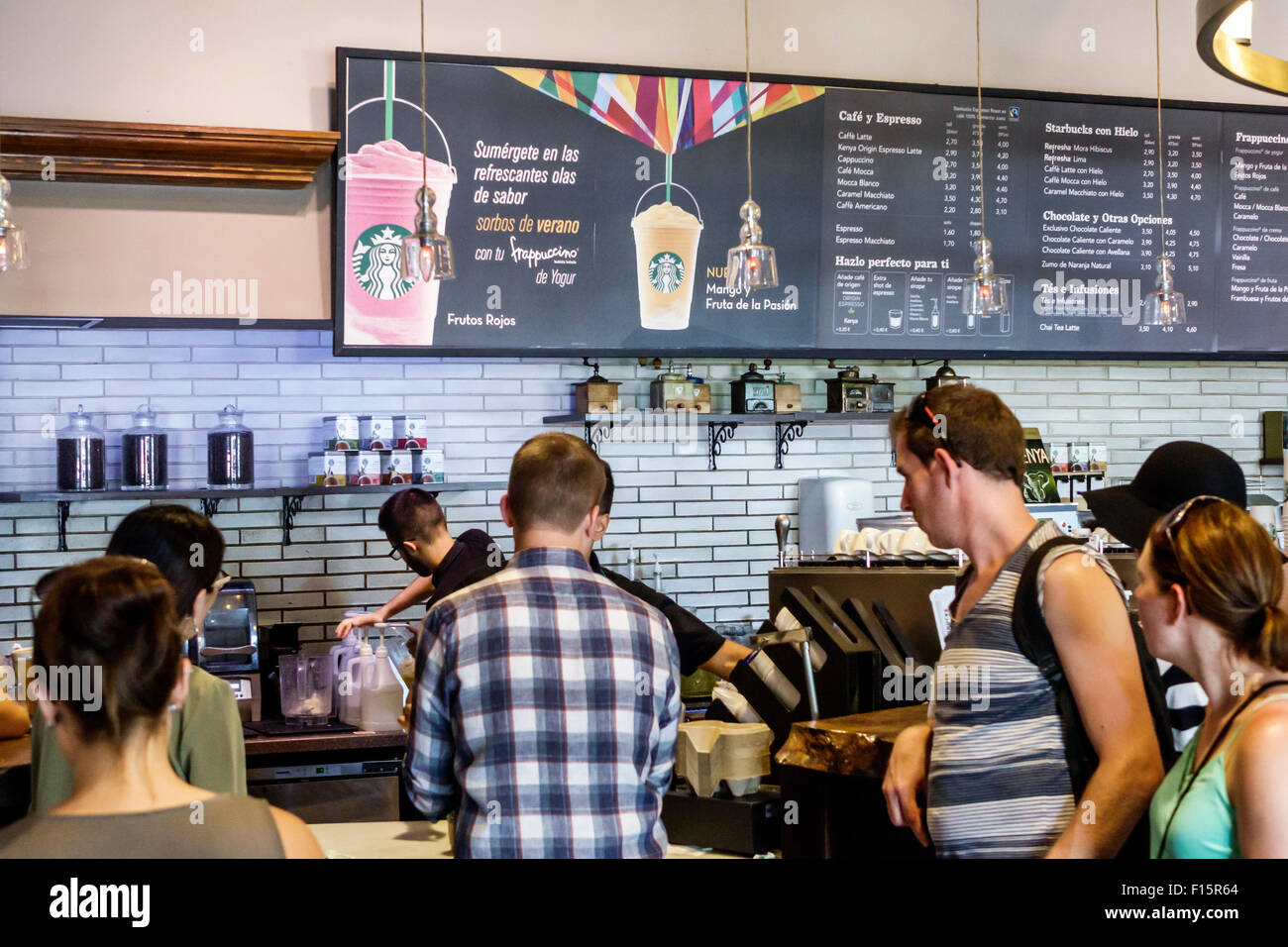 Starbucks menu hi-res stock photography and images - Alamy