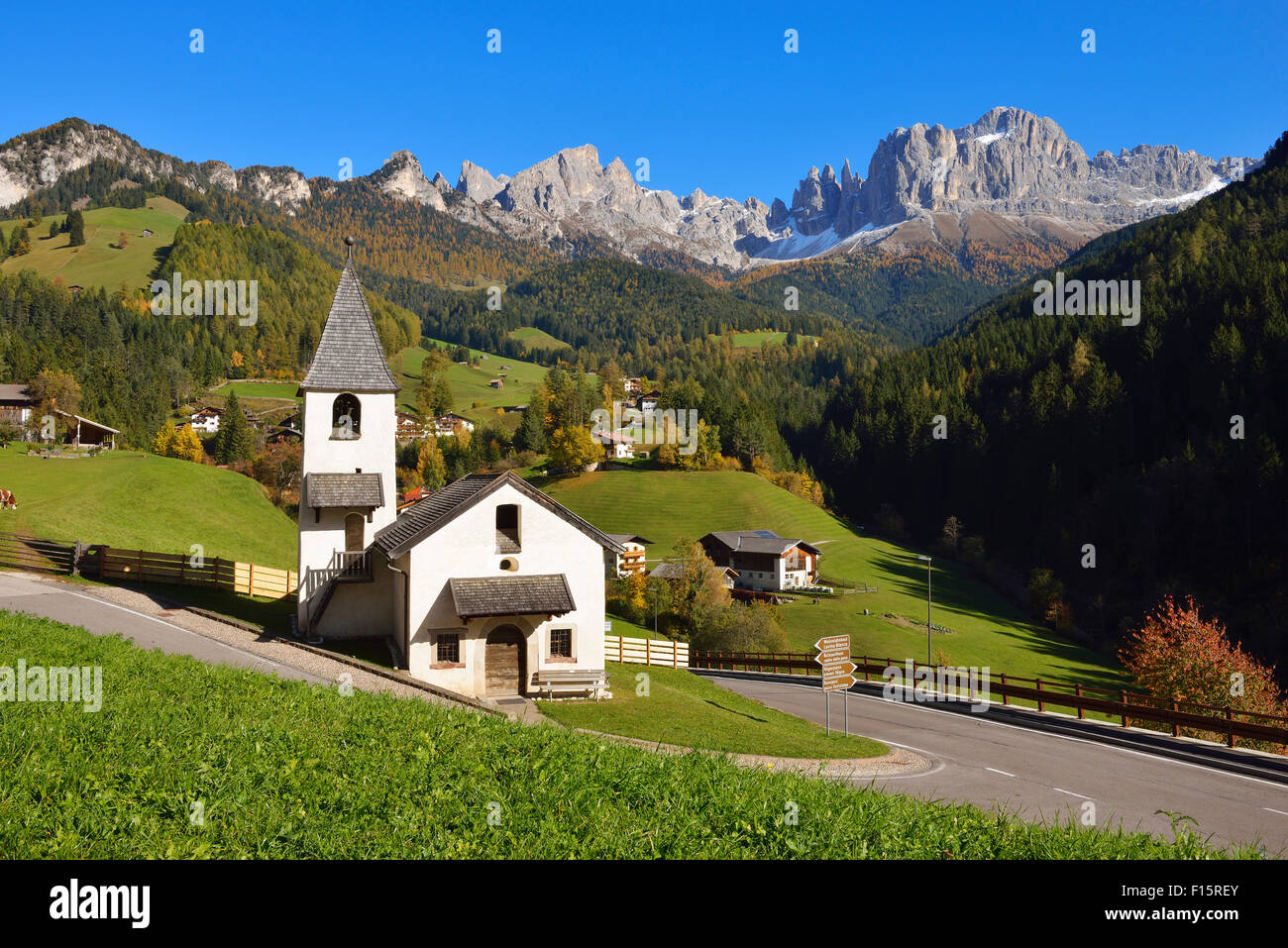 The Little Church San Cipriano, UNESCO World Heritage Site, Tiers ...