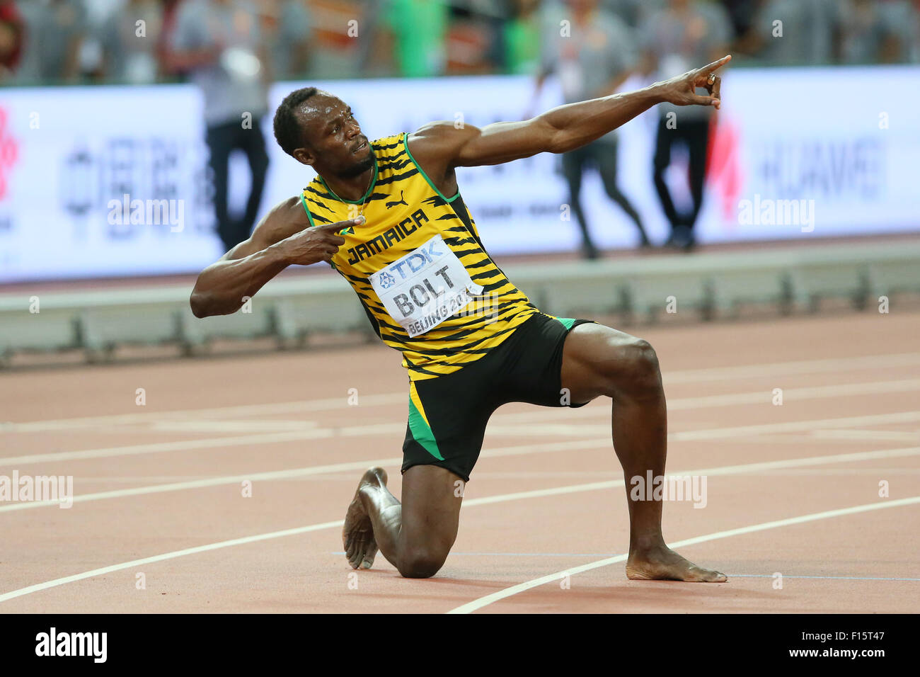 Usain bolt pose hi-res stock photography and images - Alamy