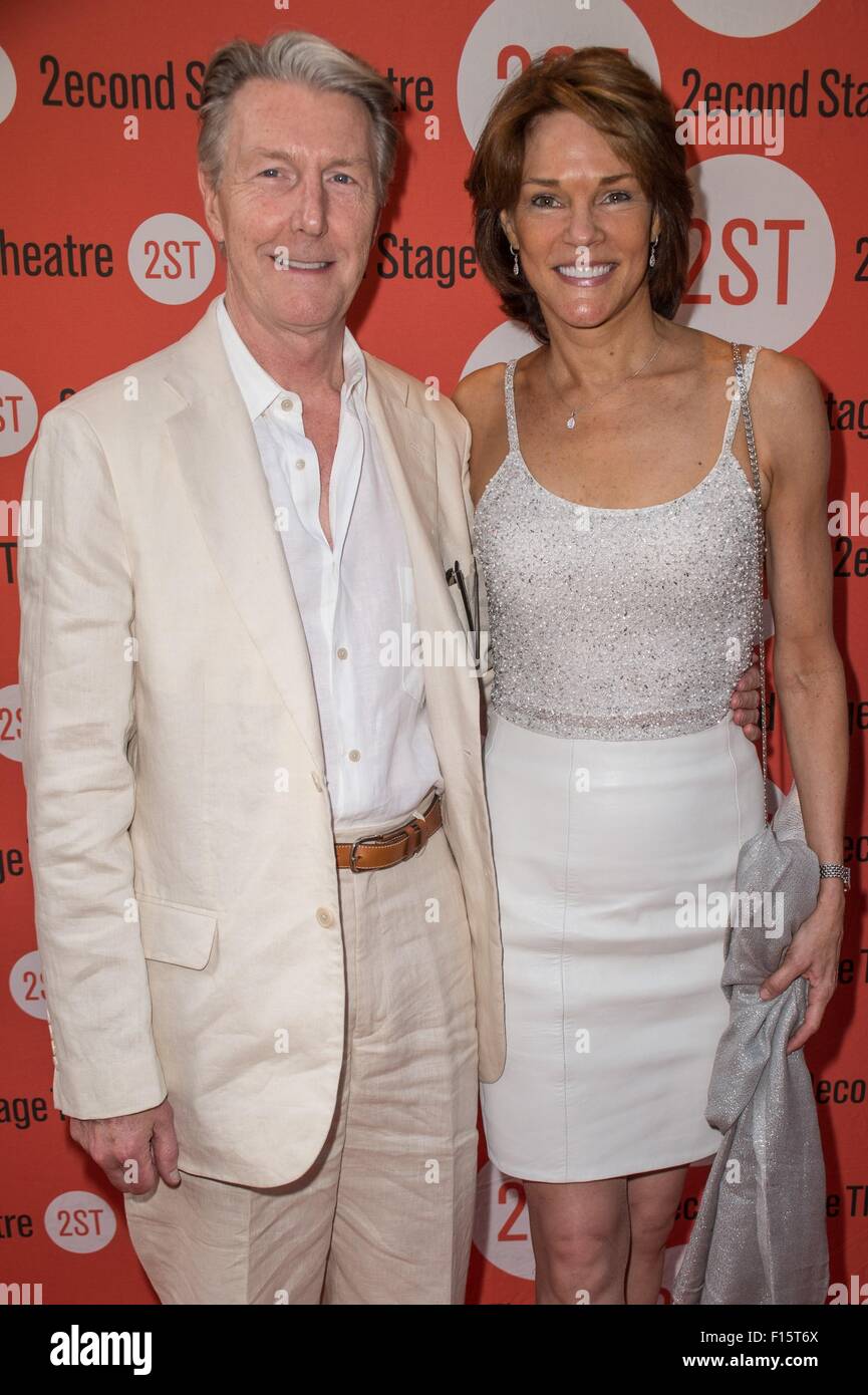 New York, NY, USA. 27th Aug, 2015. Byron Jennings, Carolyn McCormick at ...