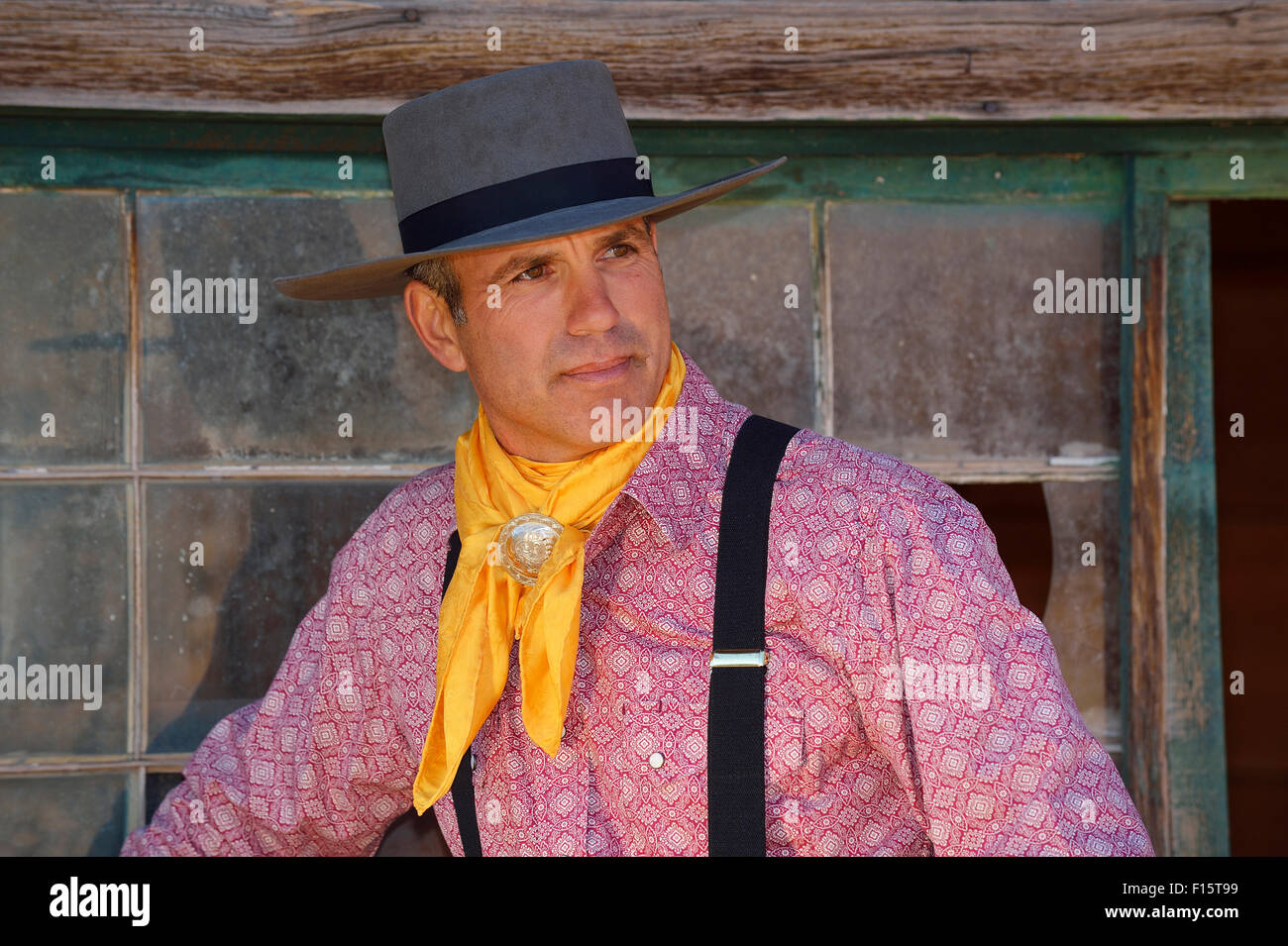Portrait of Cowboy, Shell, Wyoming, USA Stock Photo - Alamy
