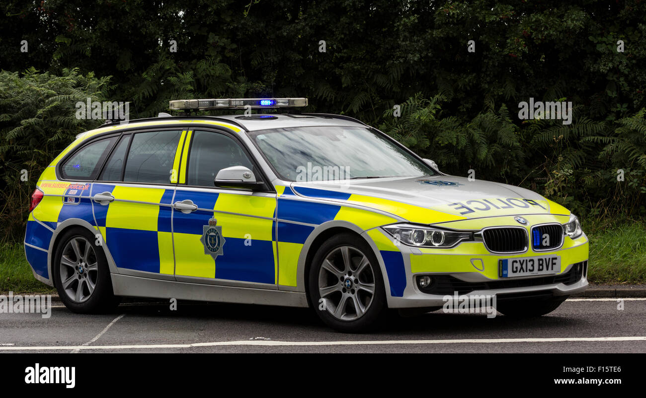 BMW traffic car marks start of road closure after multi-vehicle RTC ...