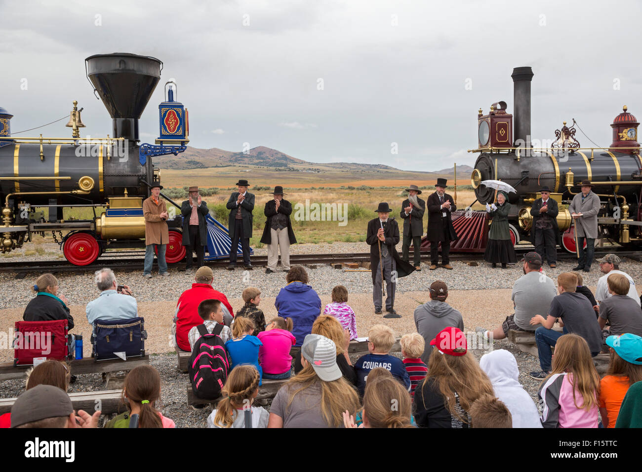 Promontory Summit, Utah - Golden Spike National Historical Park, where ...