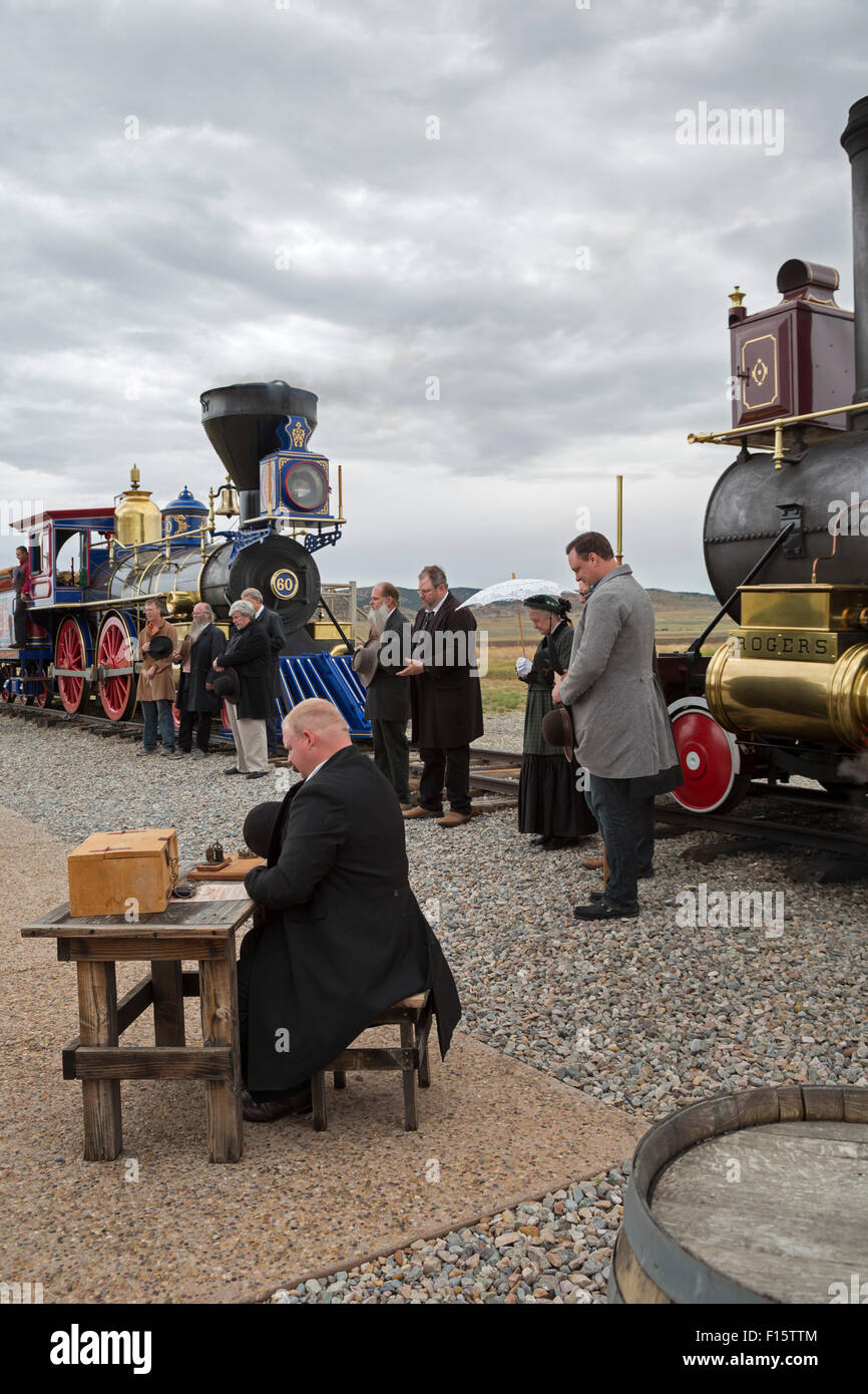 Promontory Summit, Utah - Golden Spike National Historical Park, where ...