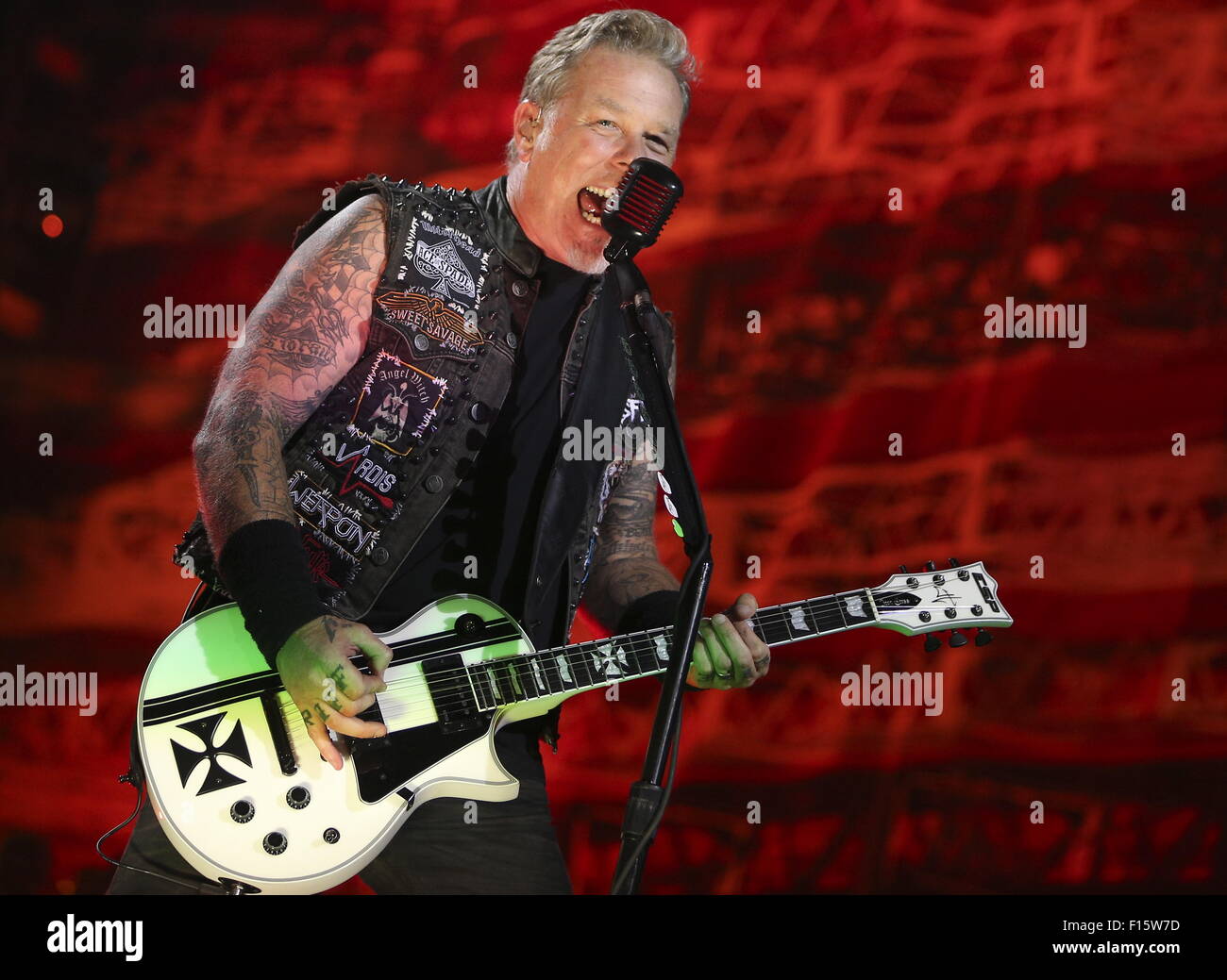 Metallica Singer High Resolution Stock Photography and Images - Alamy
