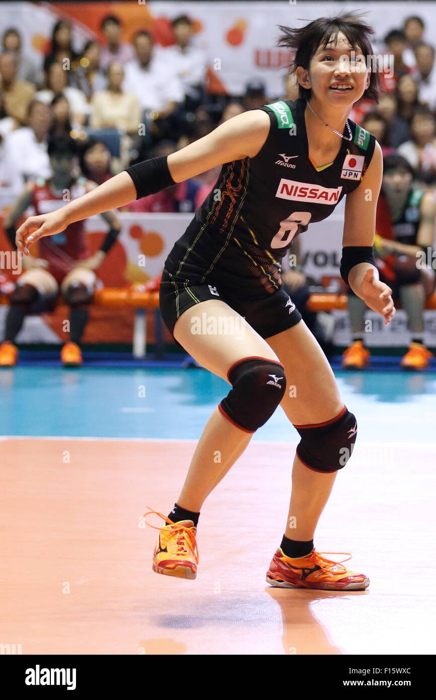 Tokyo, Japan. 27th Aug, 2015. Sarina Koga (JPN) Volleyball : FIVB Women ...