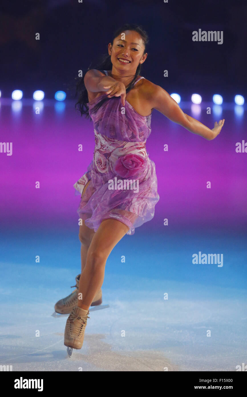 Shinyokohama Skate Center, Kanagawa, Japan. 27th Aug, 2015. Miki Ando ...