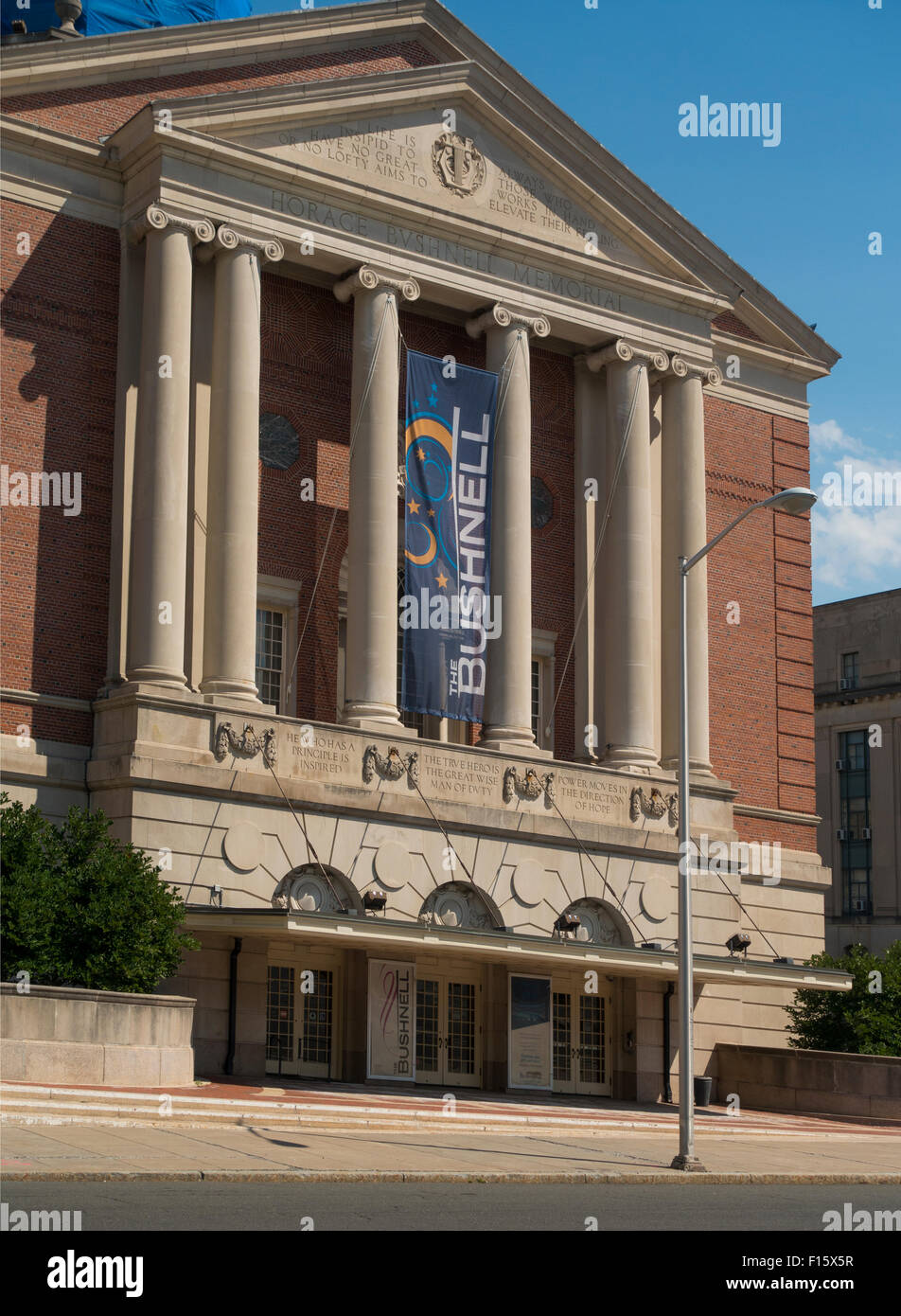 Bushnell memorial hall in Hartford CT Stock Photo - Alamy