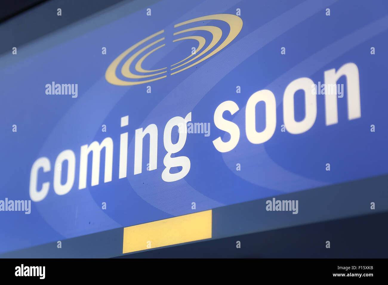 Coming Soon Movie Sign