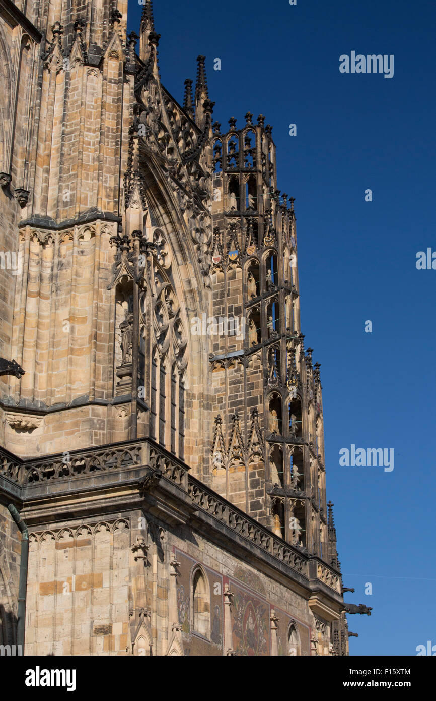 Prague castle details Stock Photo - Alamy