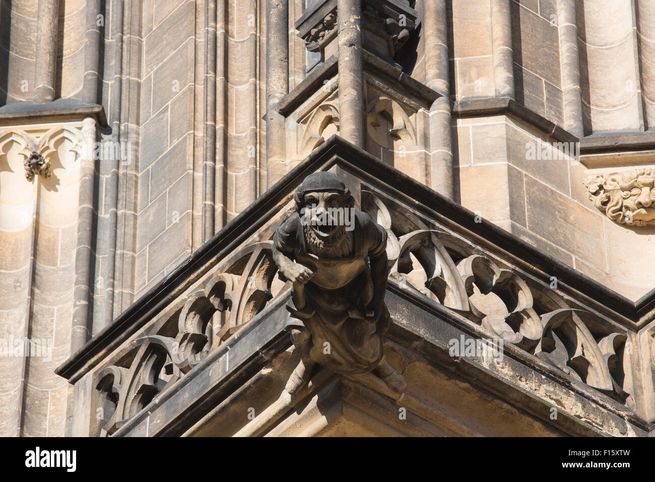Prague castle details Stock Photo - Alamy