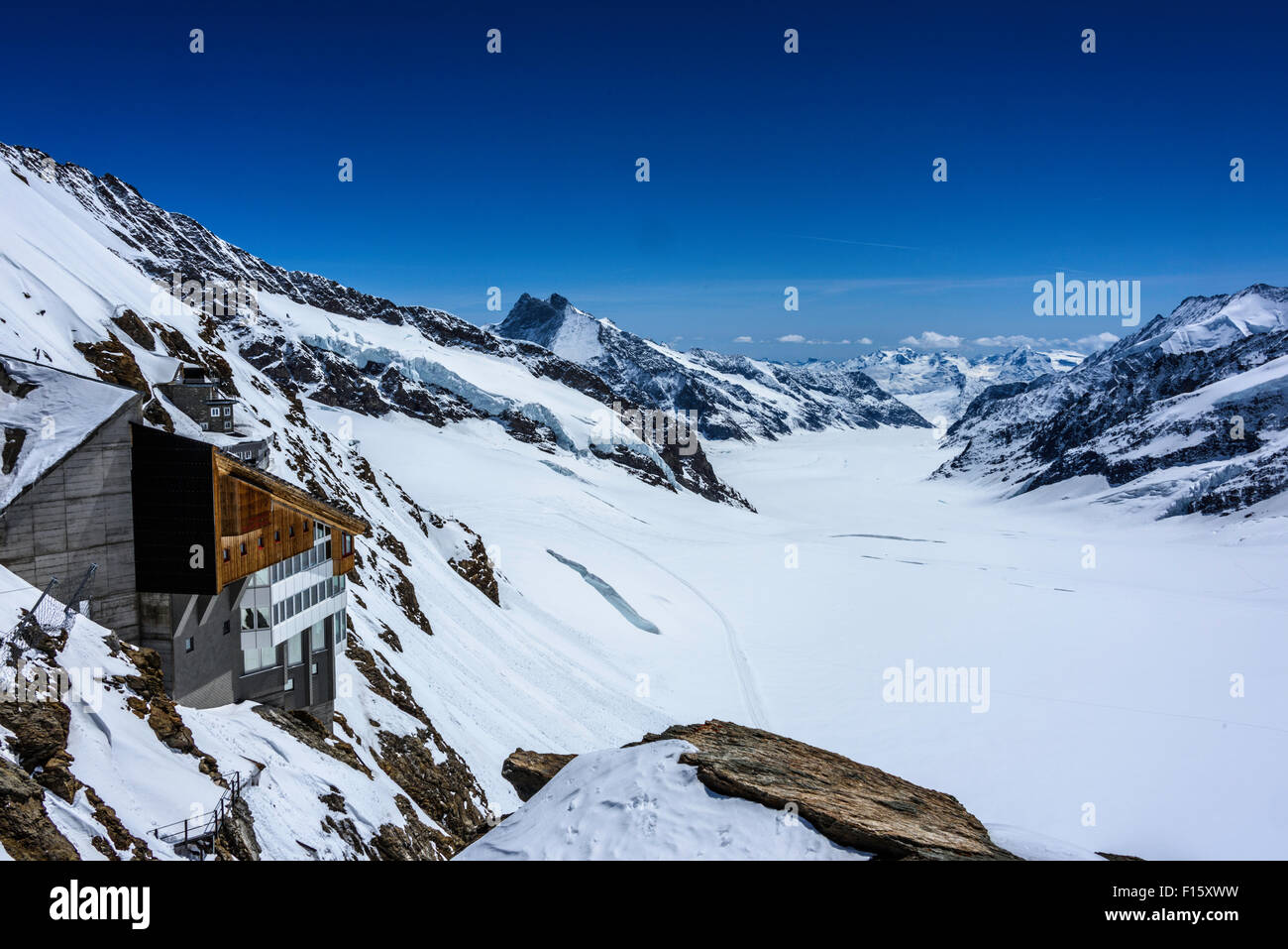 Views from our trip to the Jungfraujoch and Sphinx Observatory via Grindelwald Stock Photo - Alamy