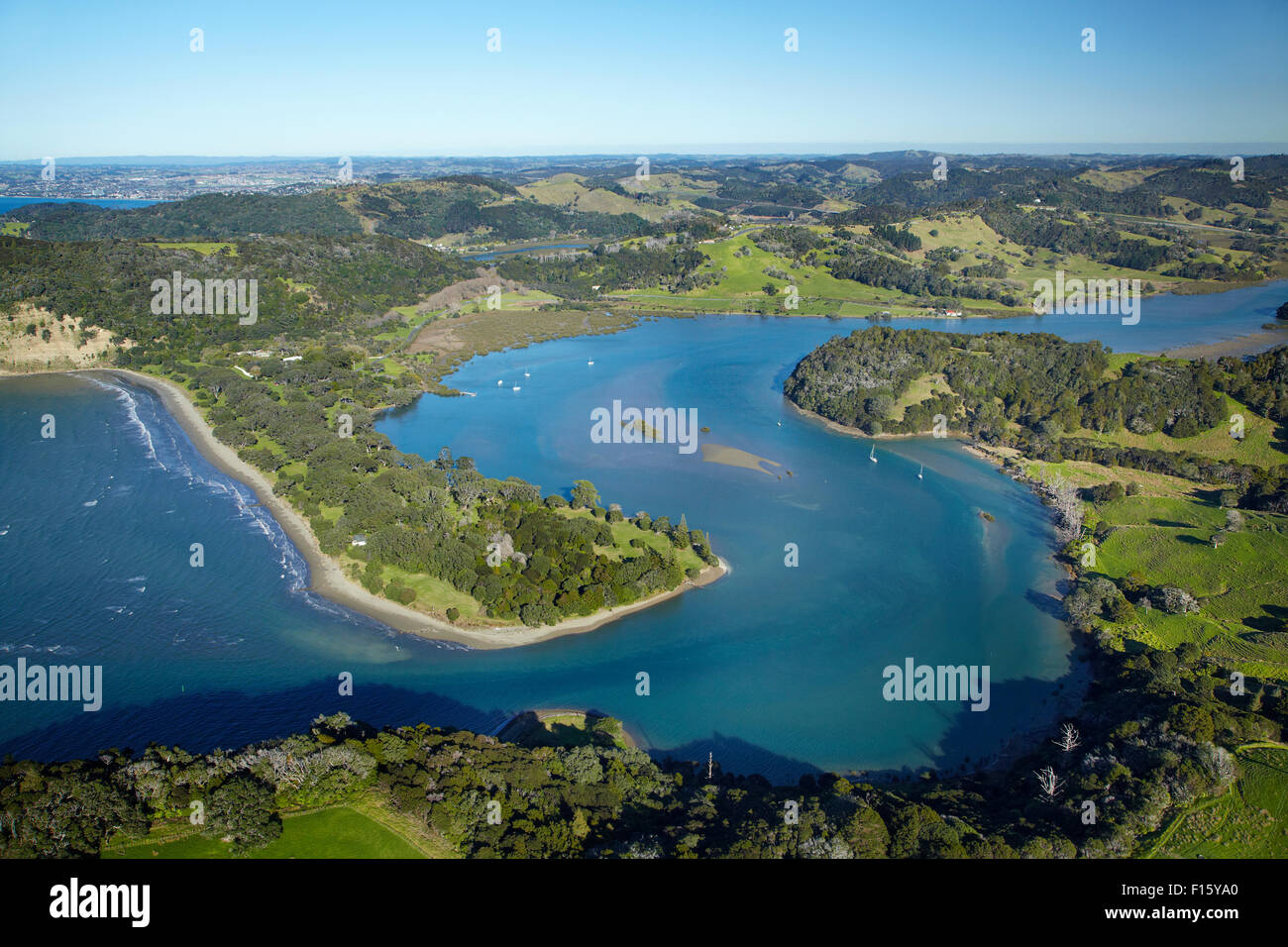 Wenderholm regional park puhoi river hi-res stock photography and ...
