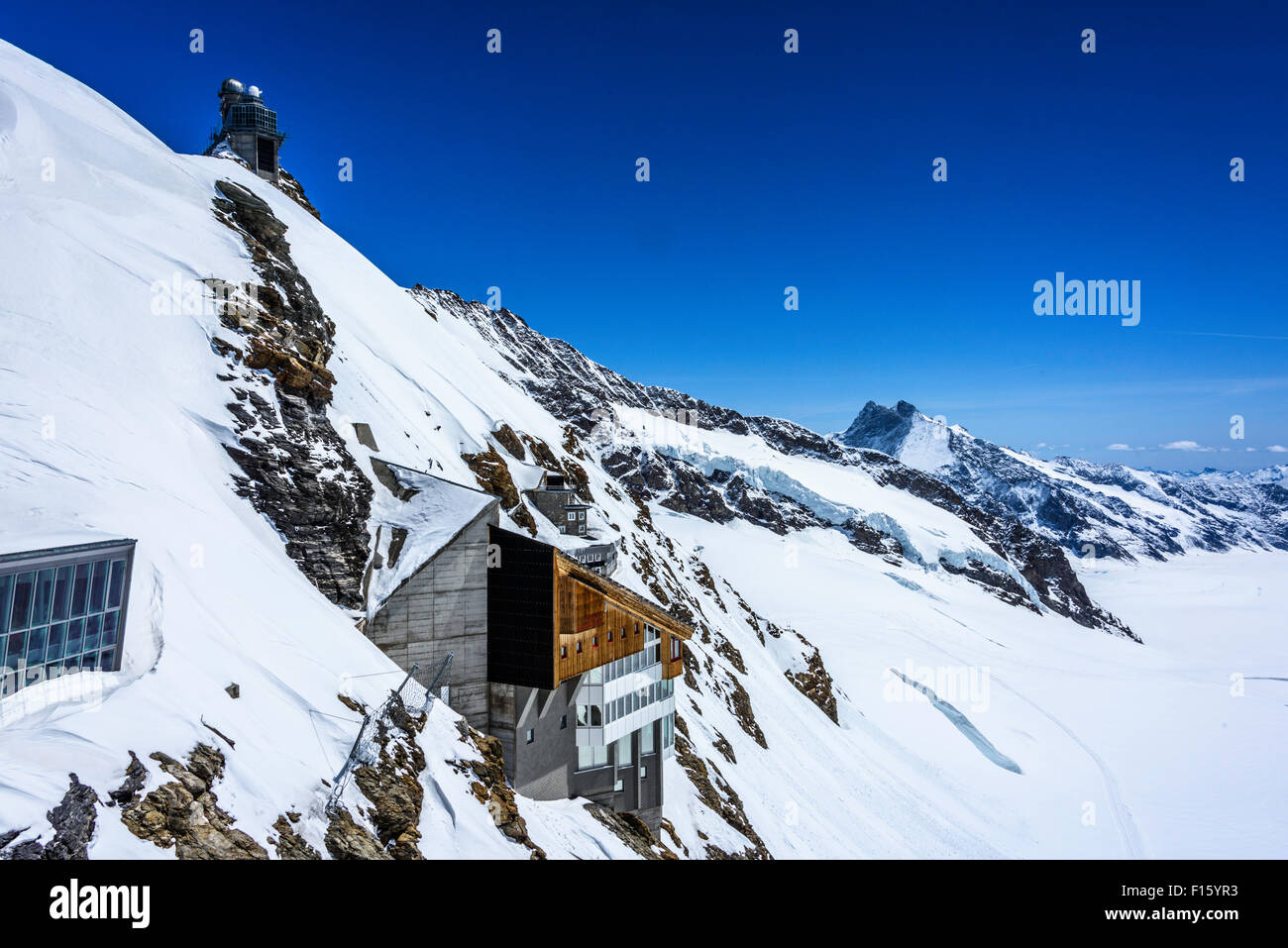 Views from the Jungfraujoch and Sphinx Observatory Stock Photo - Alamy