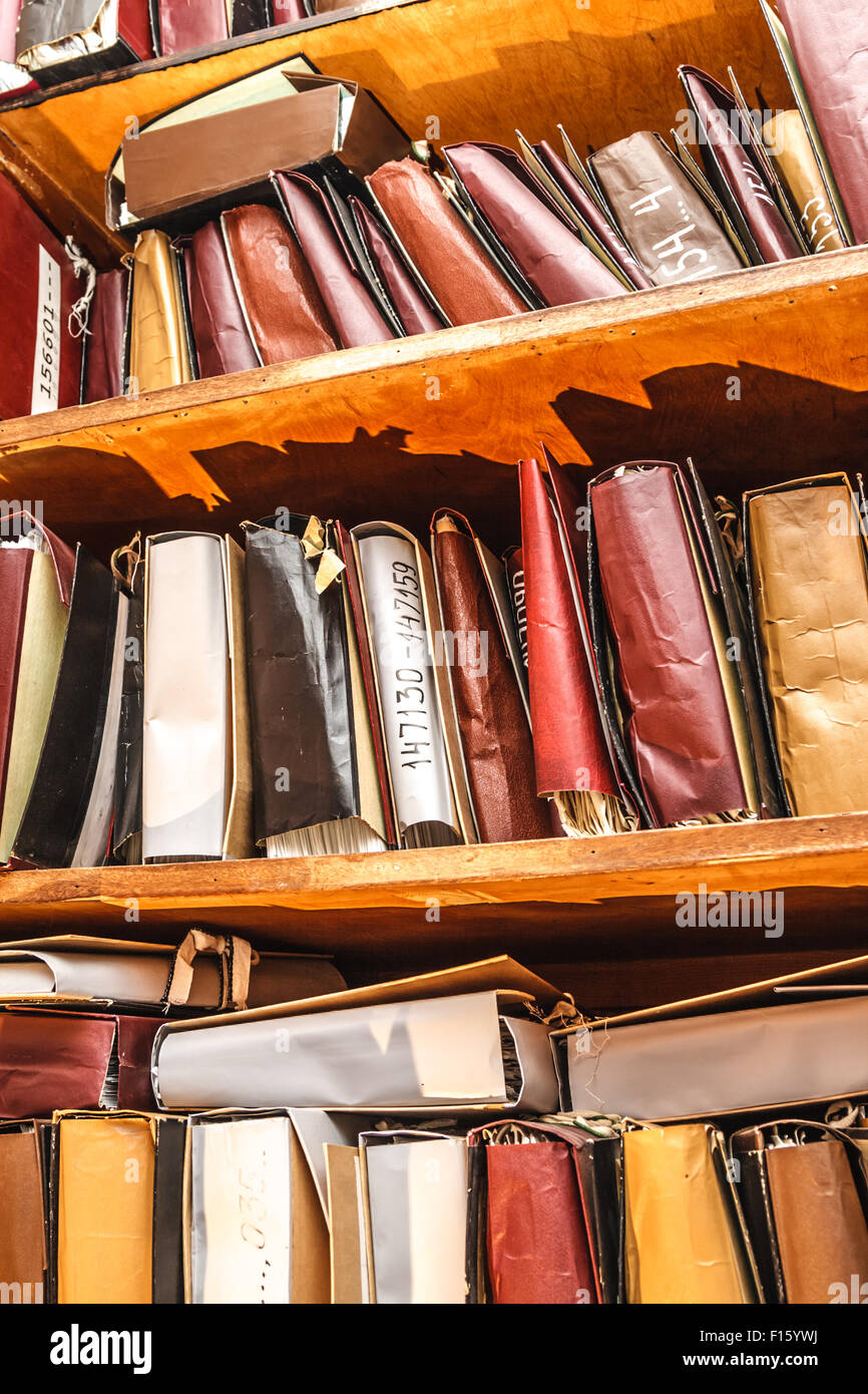 Stacked old paper hi-res stock photography and images - Alamy
