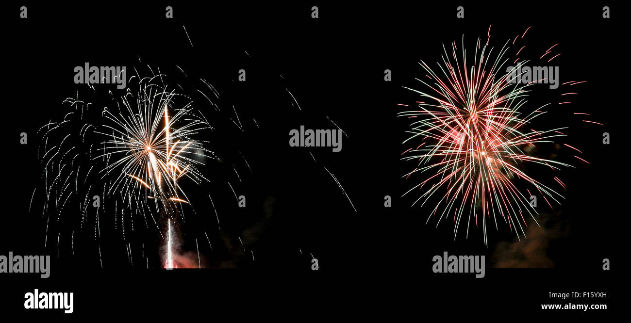 Honolulu, Hawaii. 21st Aug, 2015. Beautiful fireworks display in ...