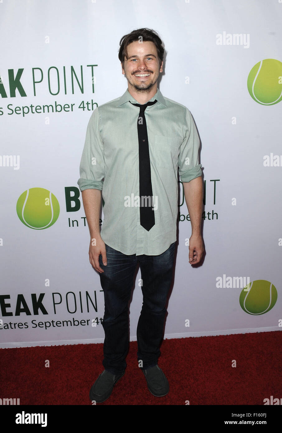 Los Angeles, California, USA. 27th Aug, 2015. Jason Ritter attending ...