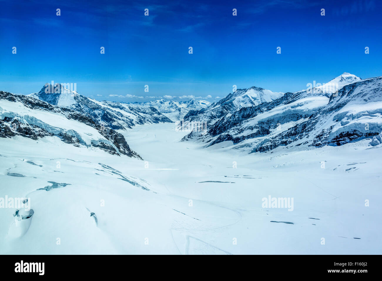 Views from the Jungfraujoch and Sphinx Observatory Stock Photo - Alamy
