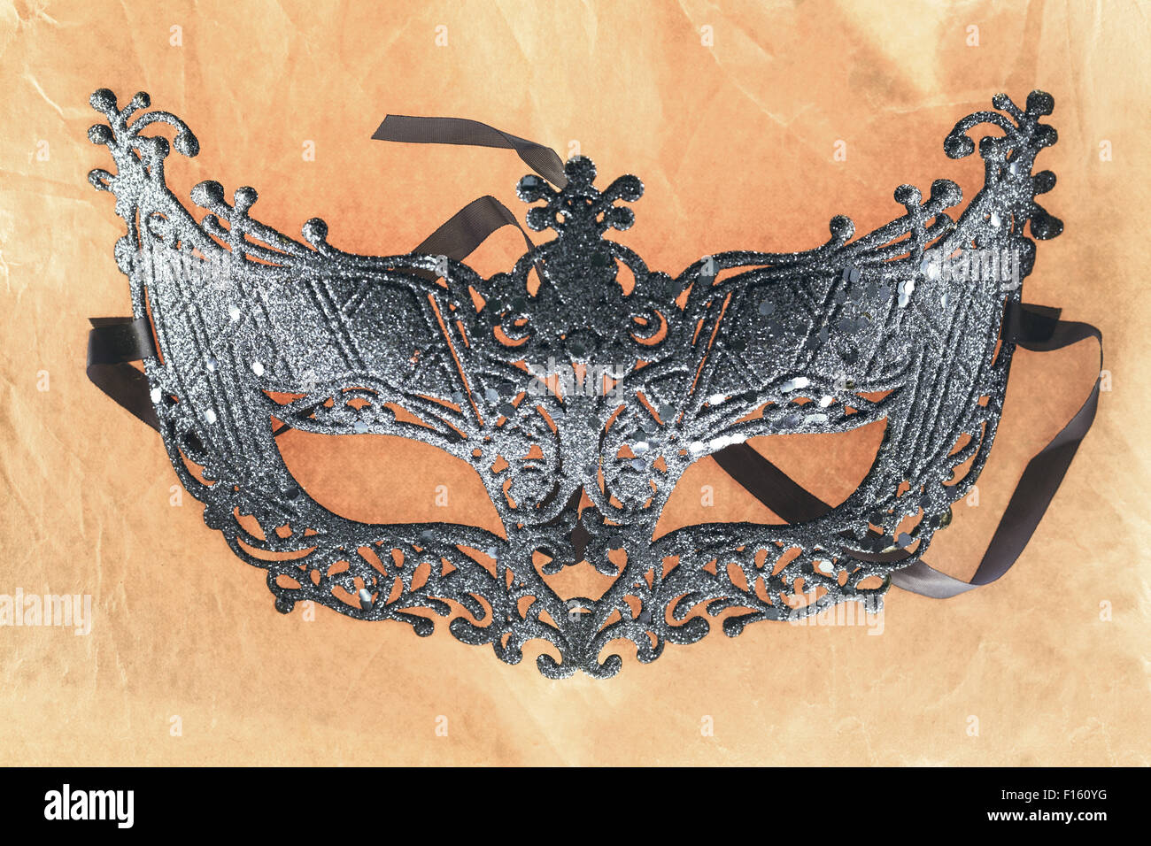 Single carnival disguise mask in close up Stock Photo - Alamy