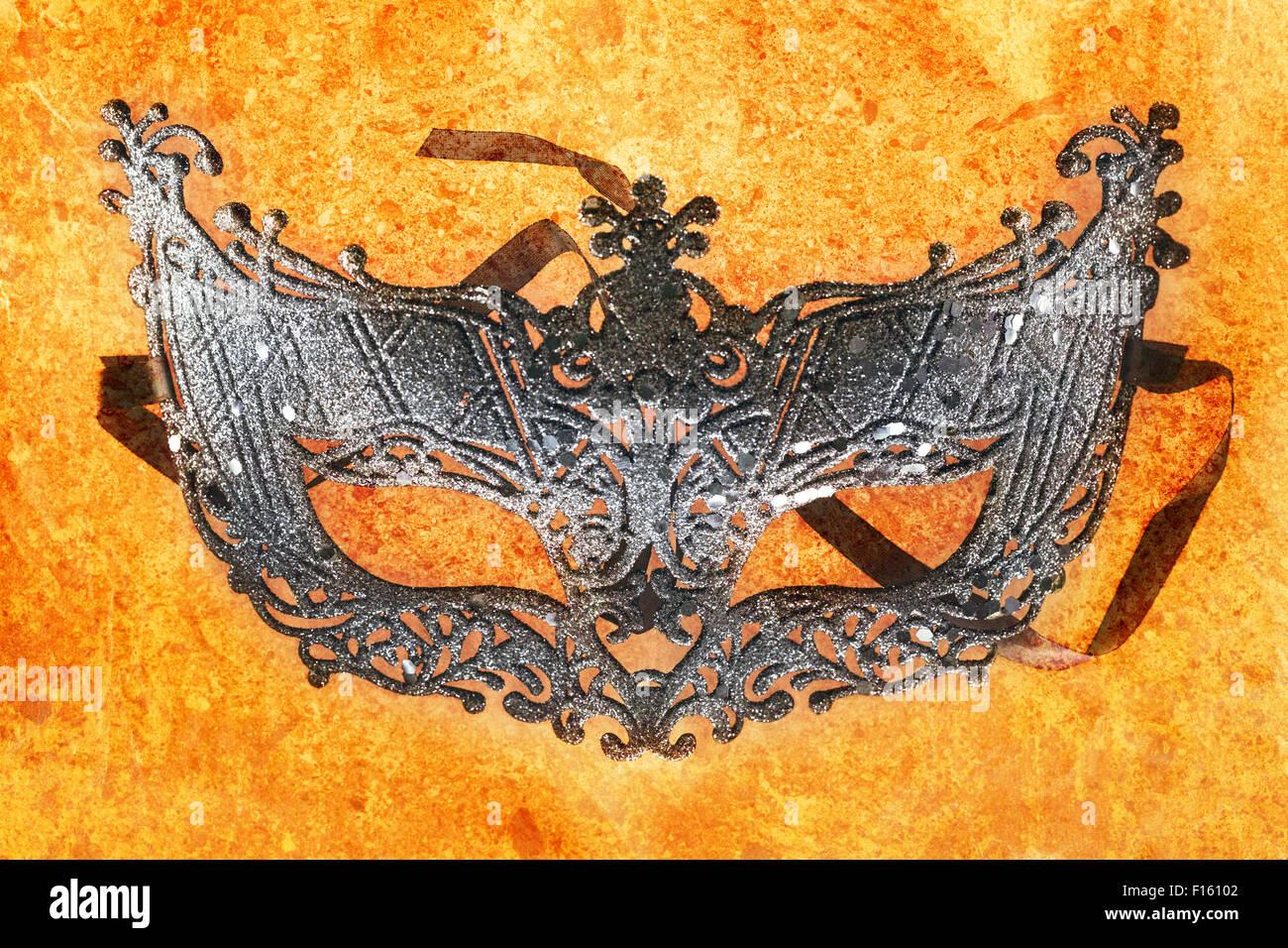 Single carnival disguise mask in close up Stock Photo - Alamy