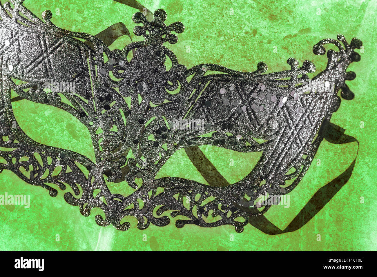Single carnival disguise mask in close up Stock Photo - Alamy