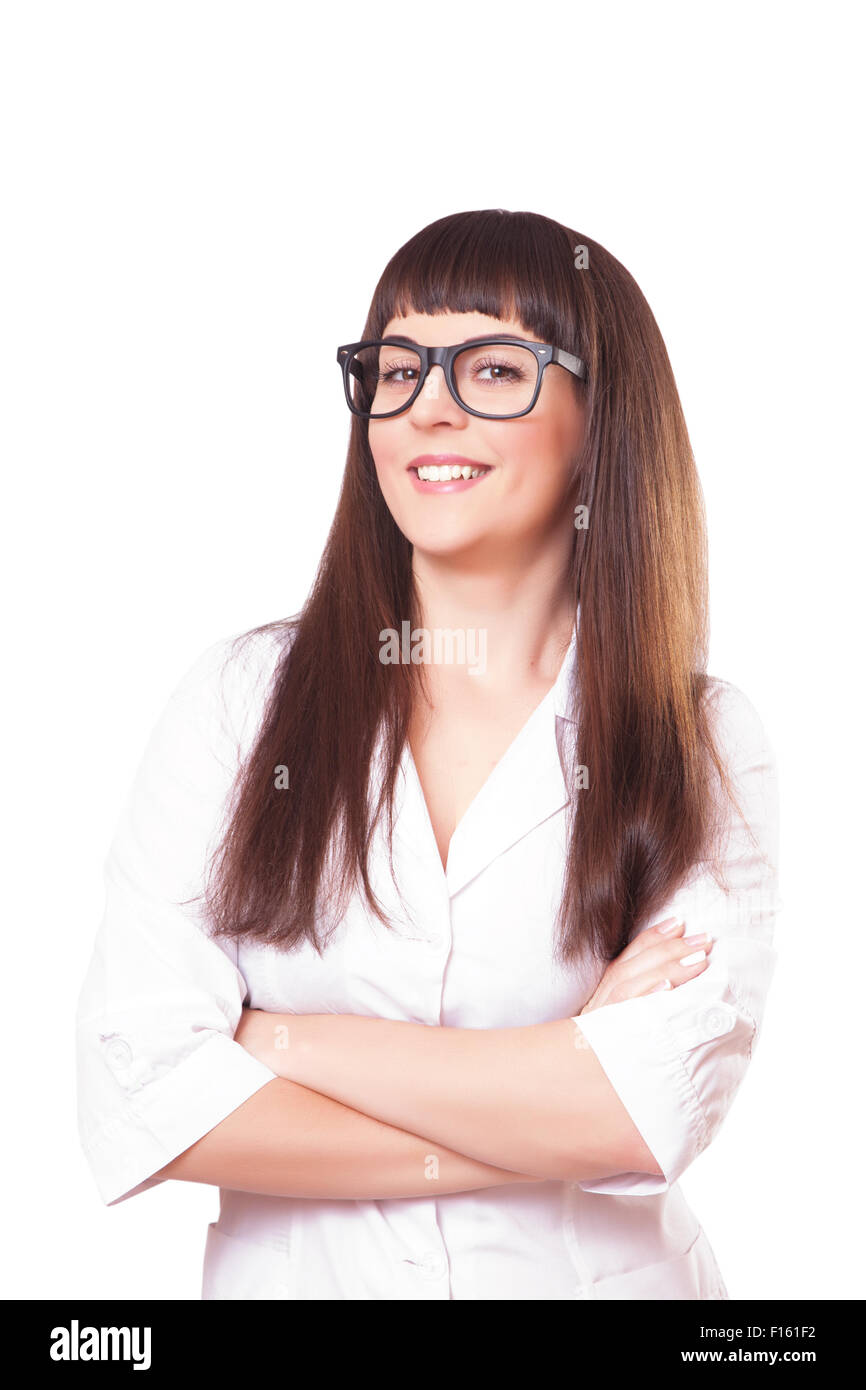 'lab coat' (people) not mask Cut Out Stock Images & Pictures - Alamy