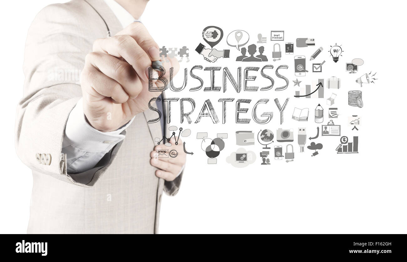 Businessman working analysis statistic Cut Out Stock Images & Pictures ...