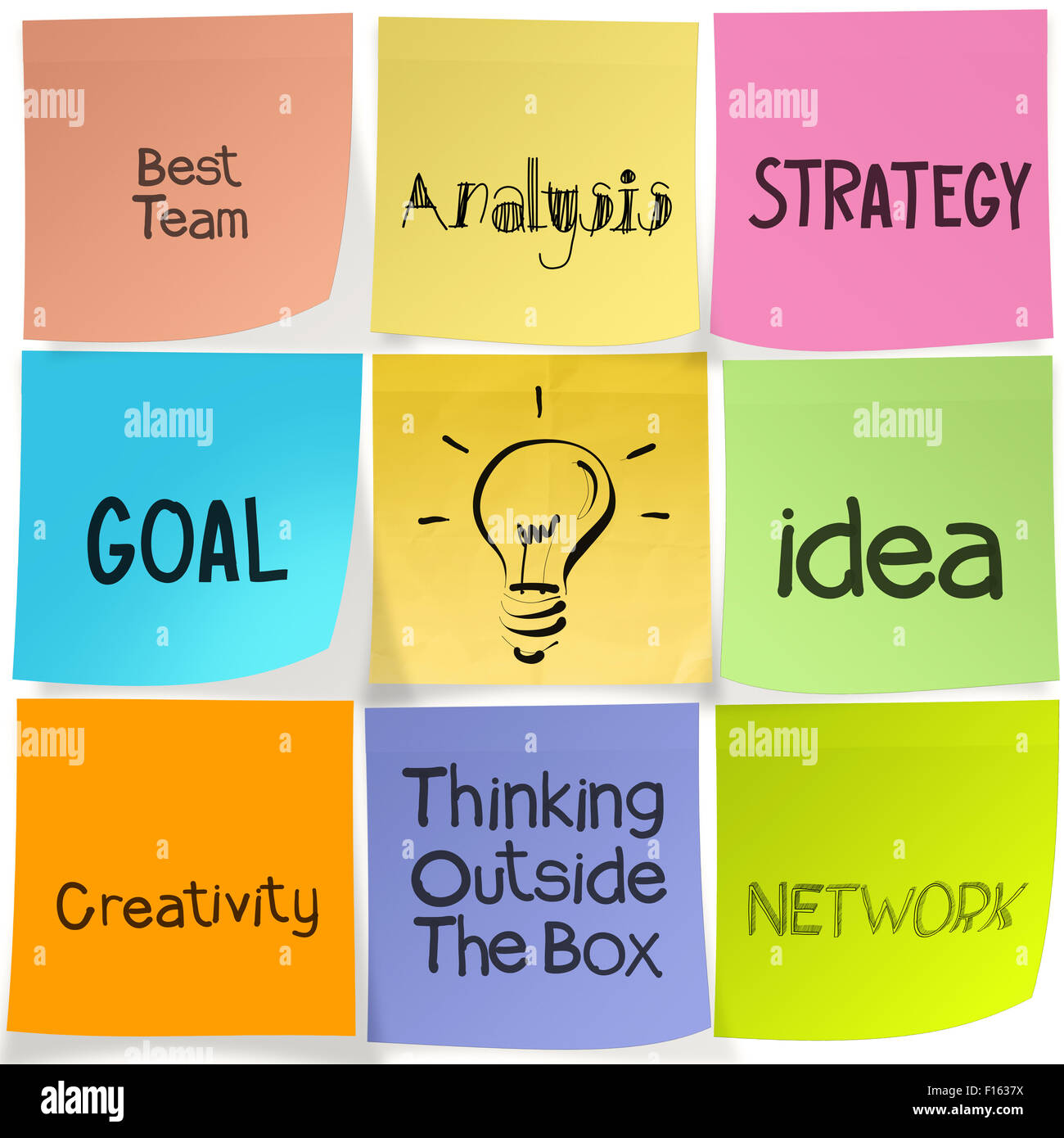 Creative words hi-res stock photography and images - Alamy