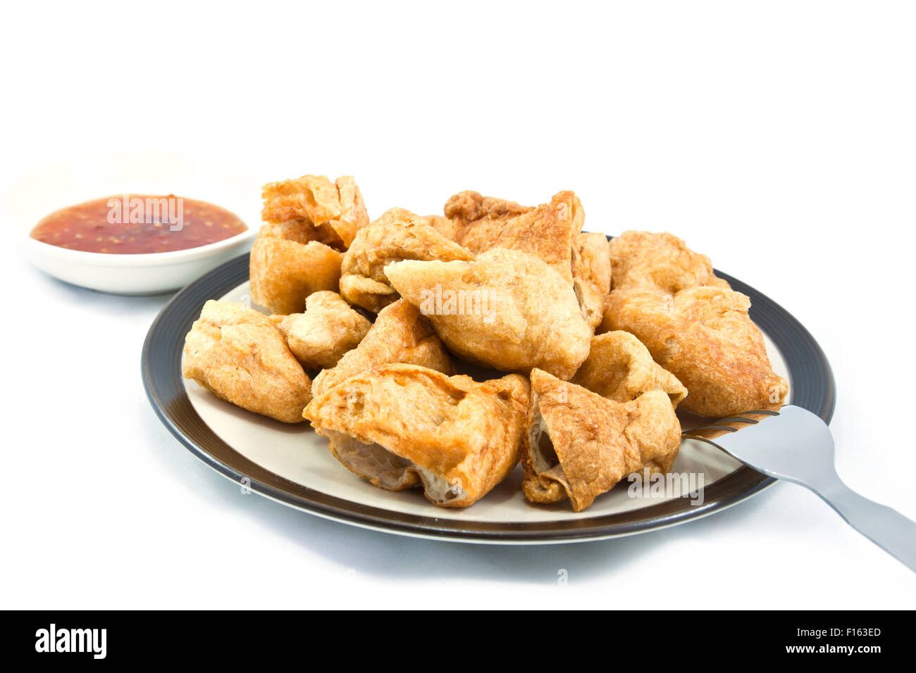 Fried fish nuggets Cut Out Stock Images & Pictures - Alamy