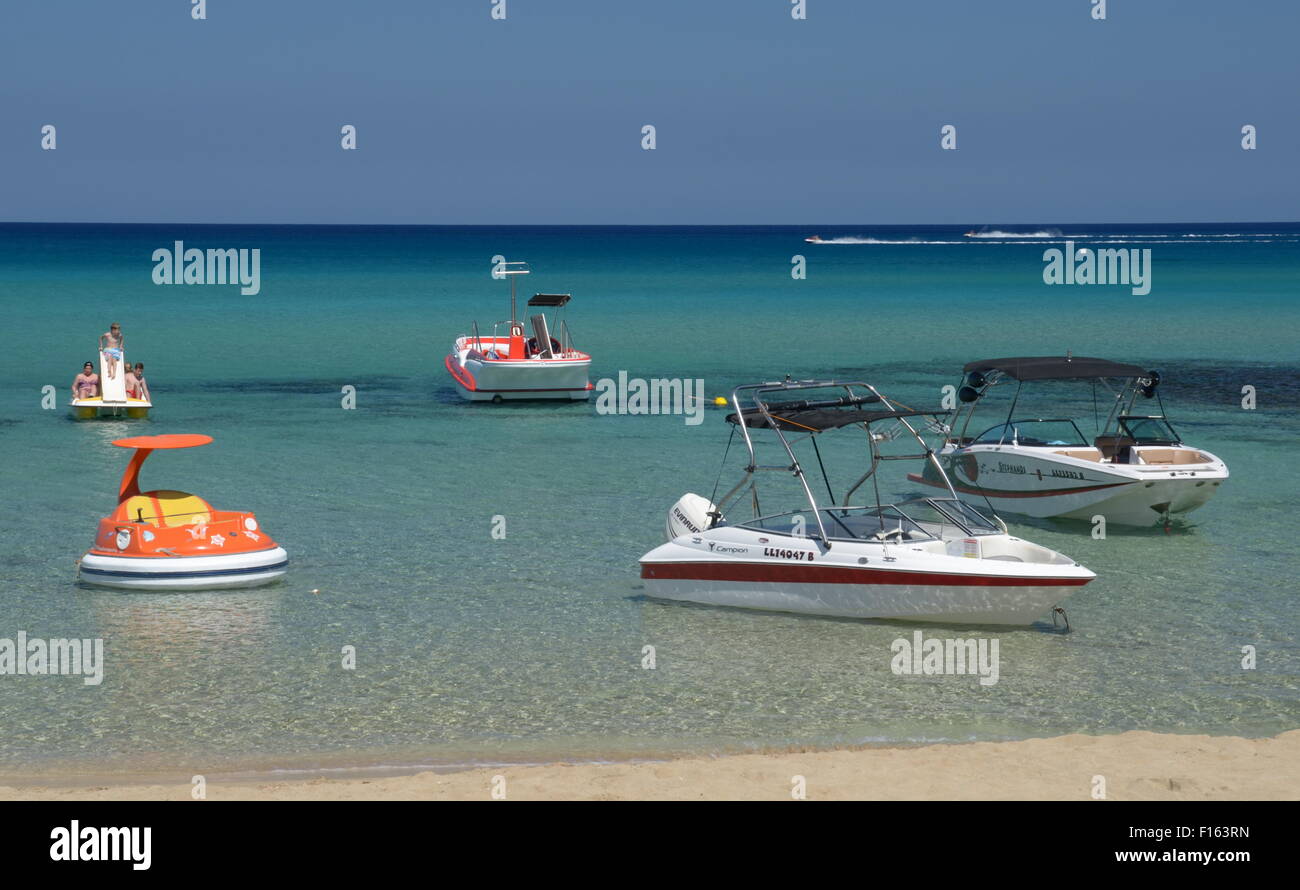 The sights of Fig Tree Bay, Protaras, Cyprus Stock Photo - Alamy