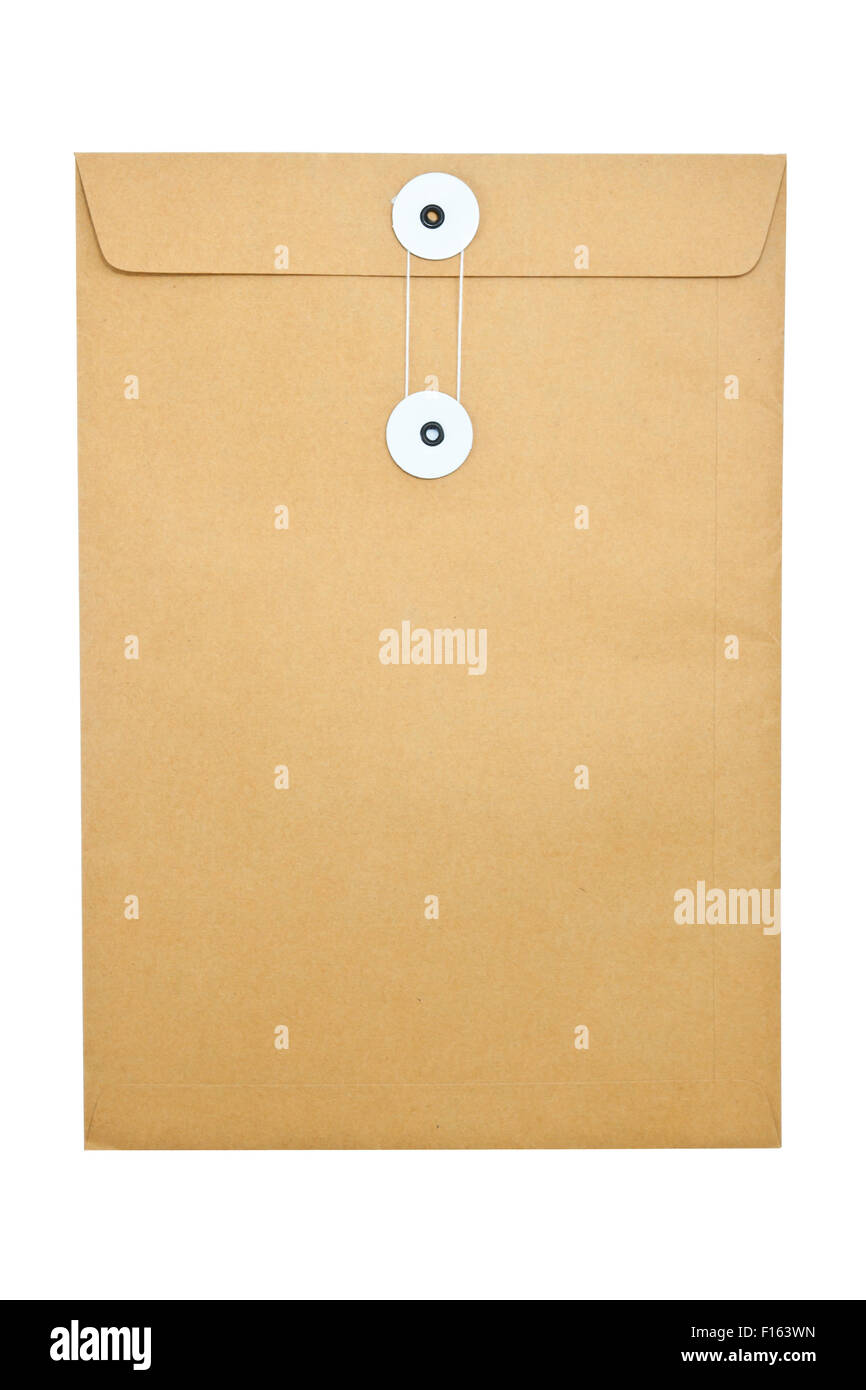 Paper Envelope isolated on white background Stock Photo - Alamy