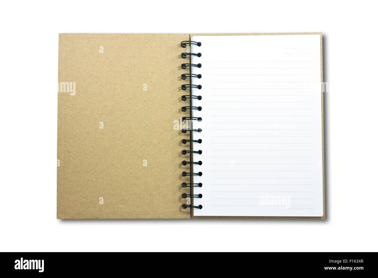 Blank NoteBook open two face Stock Photo - Alamy