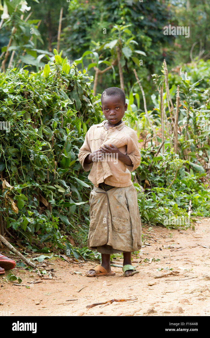 MAYANGE; RWANDA - NOVEMBER 4: Unidentified child from the UN Millenium ...