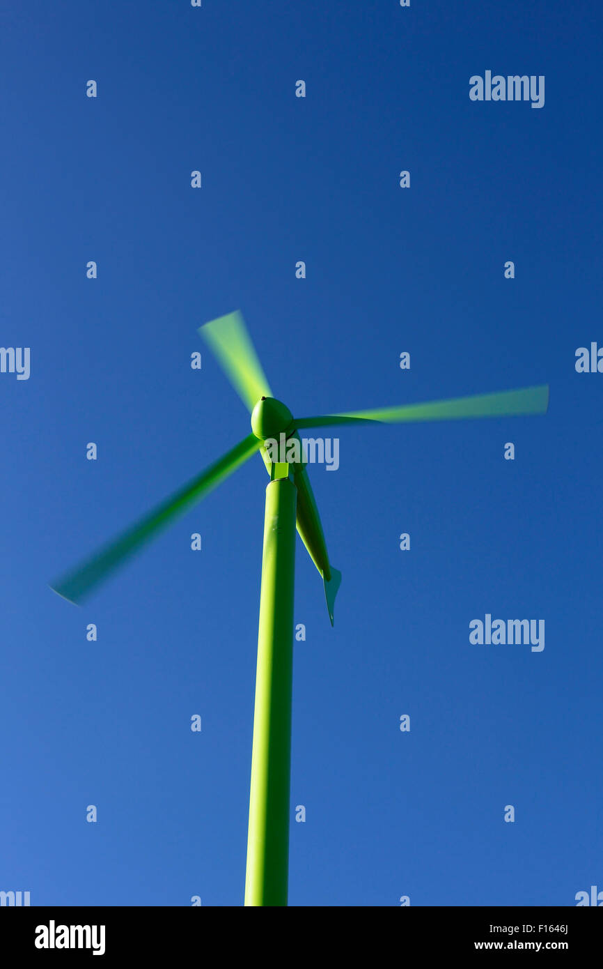 Wind turbine against green hi-res stock photography and images - Alamy