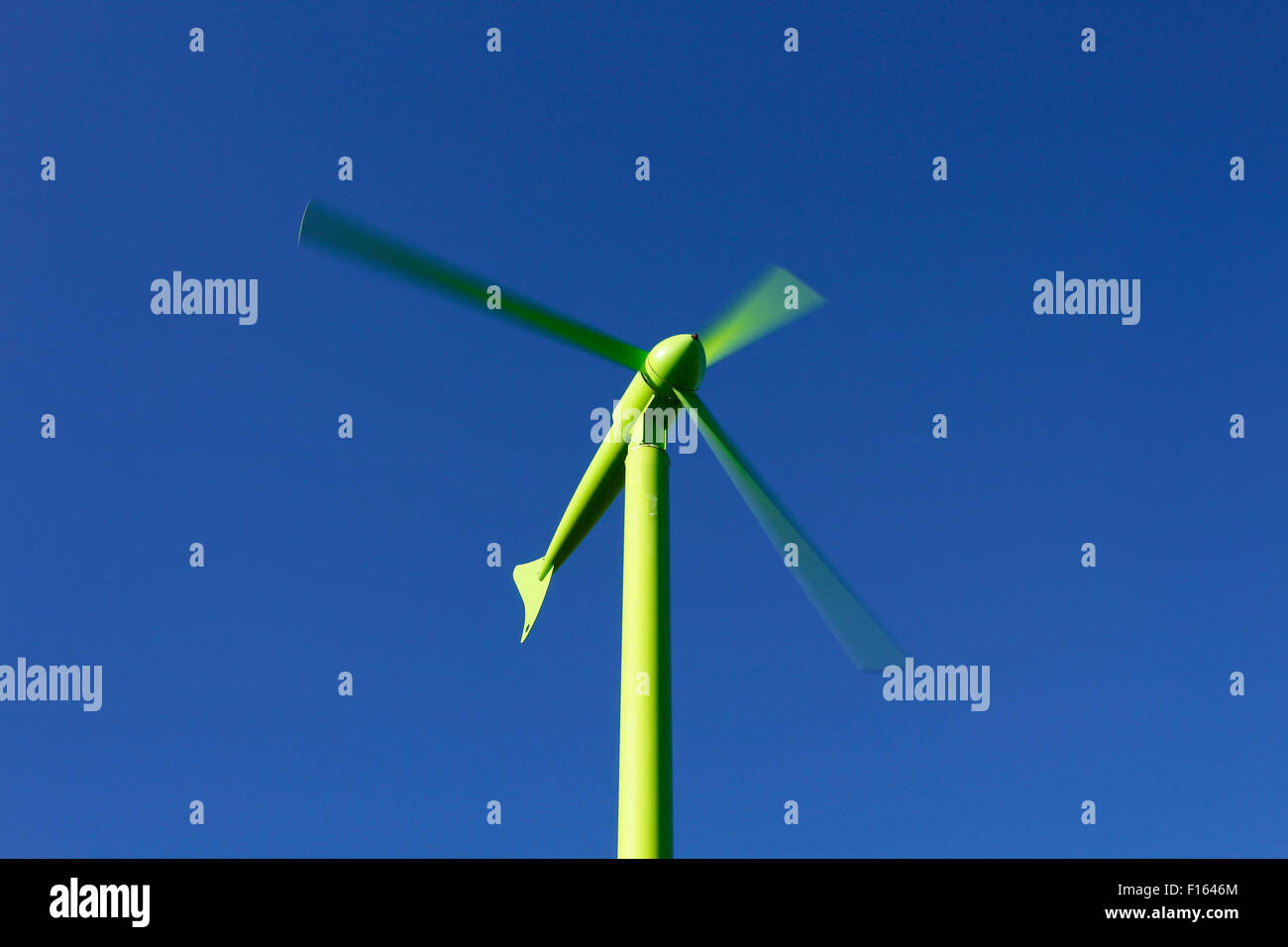 Wind turbine against green hi-res stock photography and images - Alamy