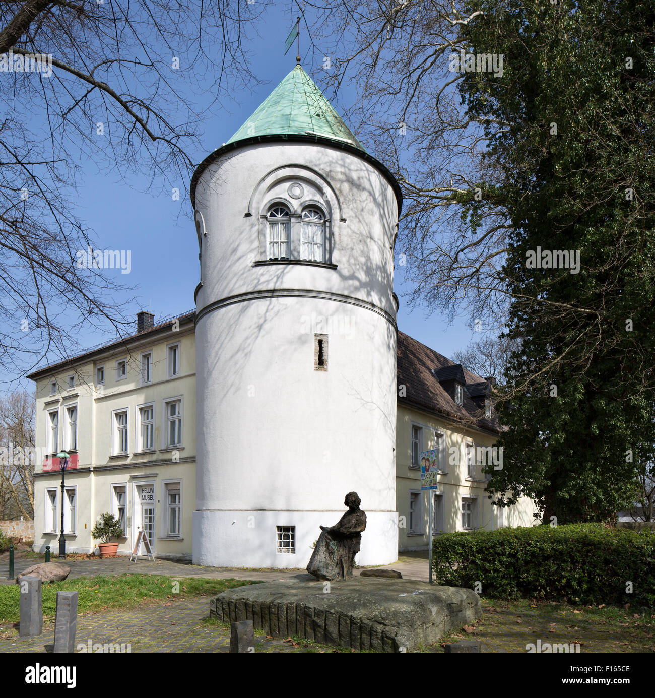 Former Burg Unna castle, now the Hellweg Museum, Unna, Ruhr district ...