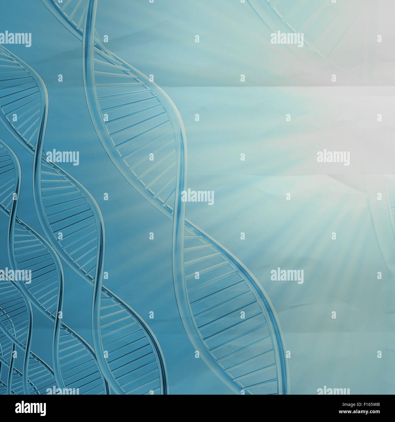 a dna in medical colour on crumpled paper background Stock Photo - Alamy