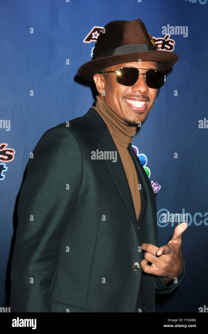 New York City. 26th Aug, 2015. Host Nick Cannon attends the 'America's ...