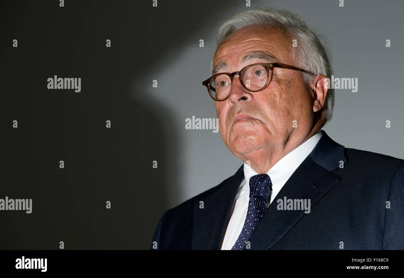 Munich, Germany. 28th Aug, 2015. Former 'Deutsche Bank' chairman Rolf ...