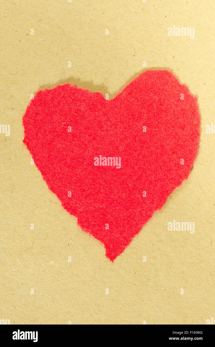 Empty paper red heart hi-res stock photography and images - Alamy