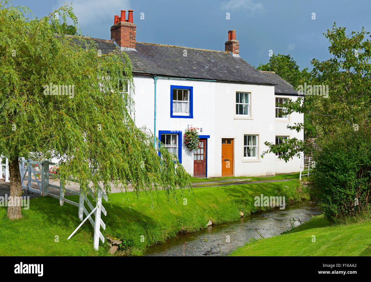 House in the village of Caldbeck, Lake District National Park, Cumbria ...