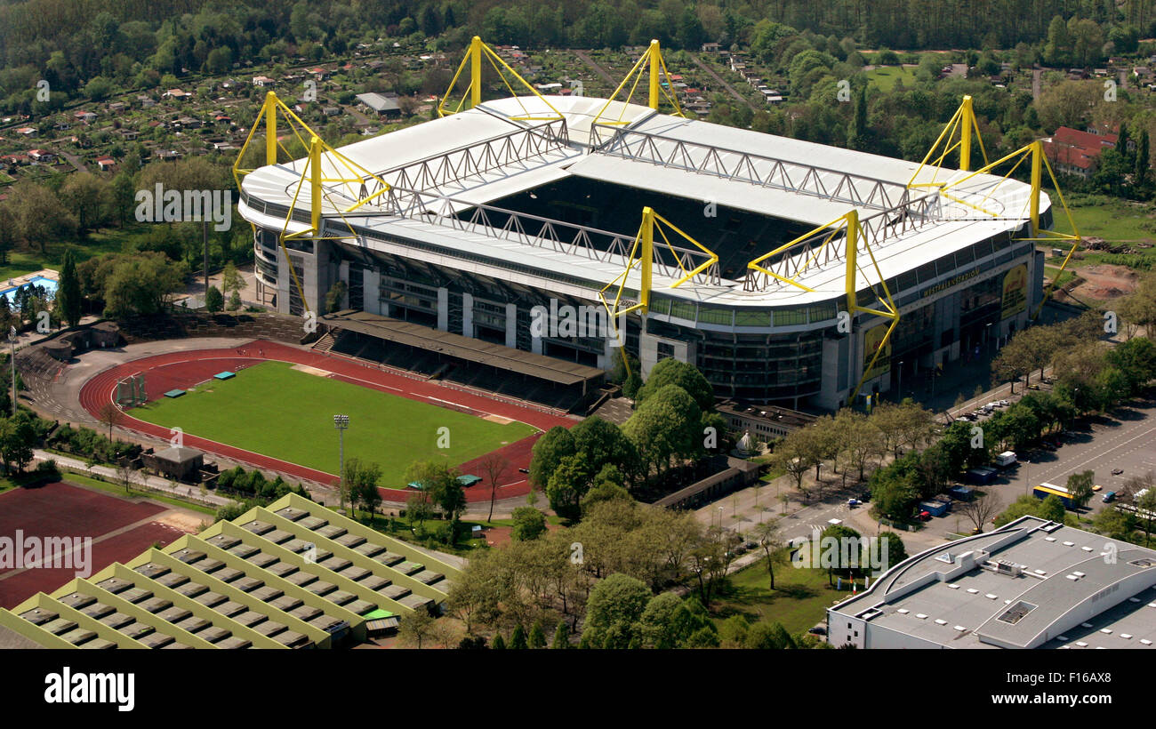 Aerial view westfalenstadion stadium bvb hi-res stock photography and ...