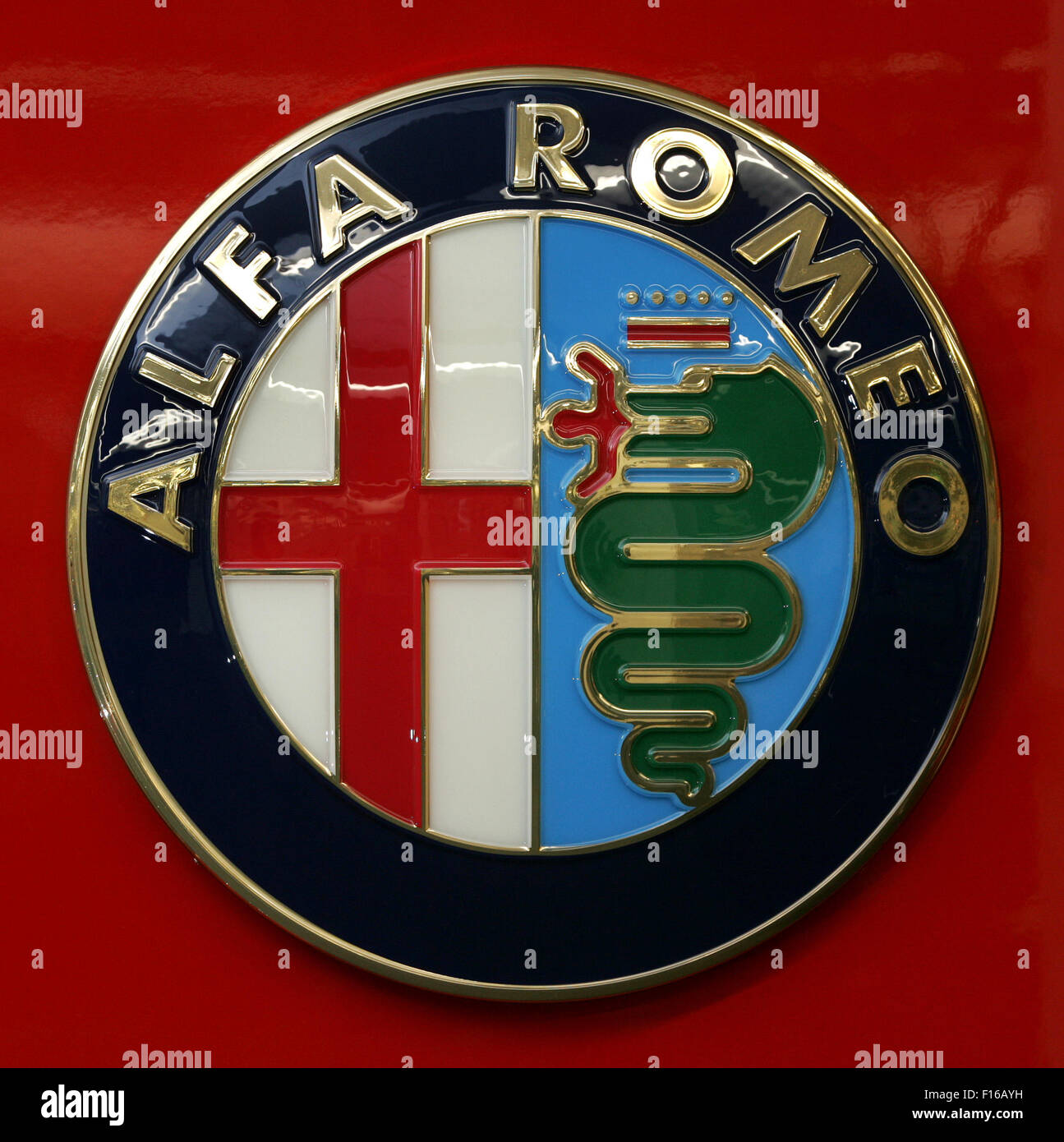 Alfa Romeo Emblem Stock Photo - Alamy