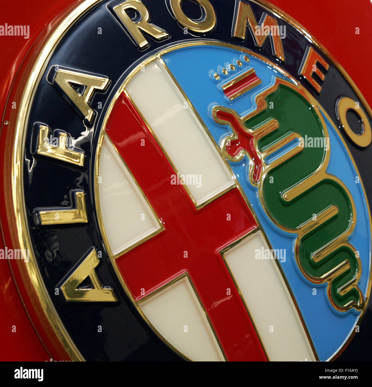 Alfa Romeo Emblem Stock Photo - Alamy