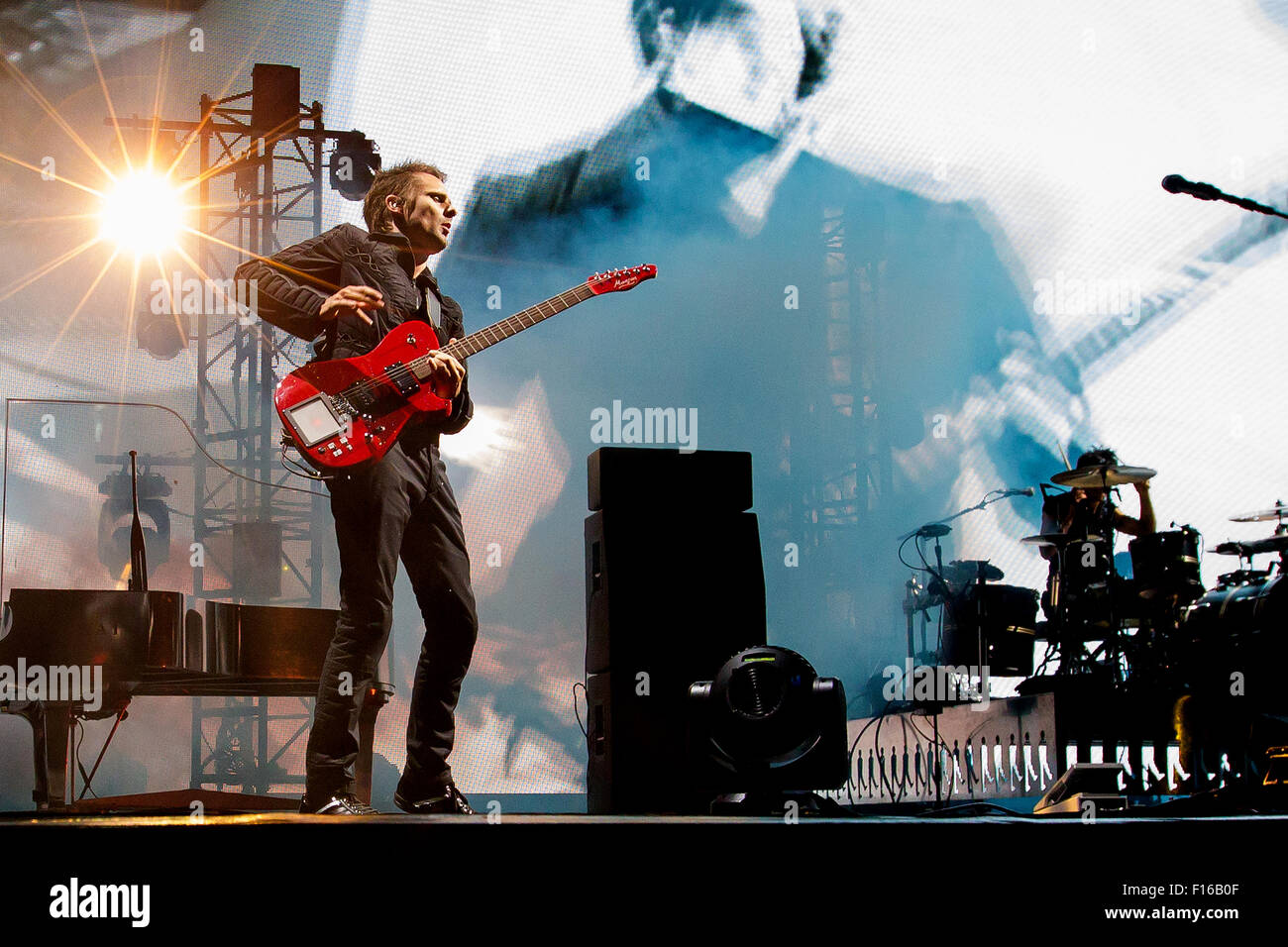 Muse performing live at the Bravalla Festival Featuring: Muse Where ...