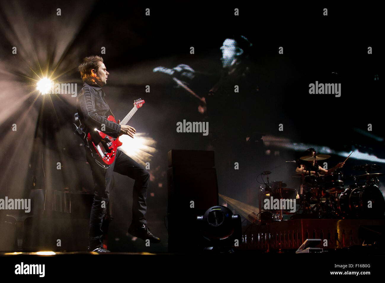 Muse performing live at the Bravalla Festival Featuring: Muse Where ...