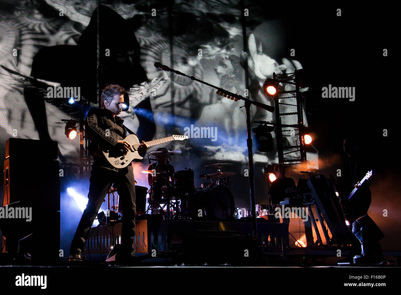 Muse performing live at the Bravalla Festival Featuring: Muse Where ...