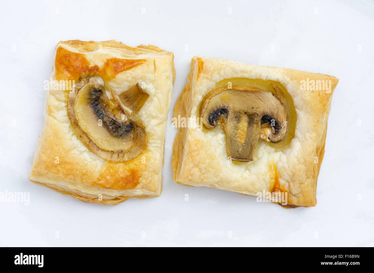 puff pastry on white plate Stock Photo - Alamy