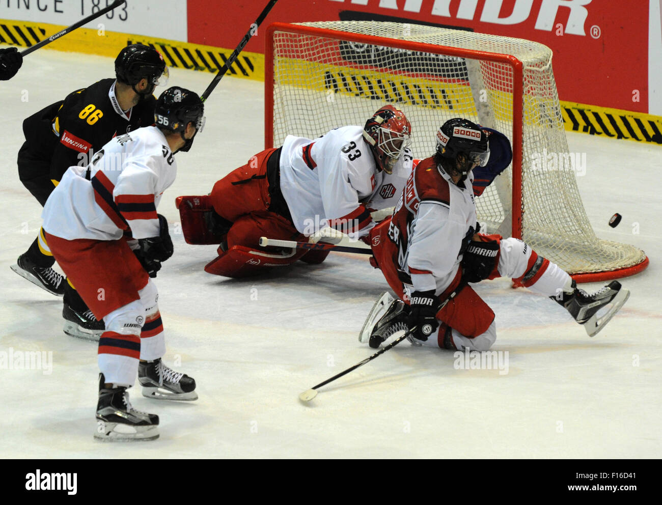 Litvinov, Czech Republic. 27th Aug, 2015. From right: Sebastien ...