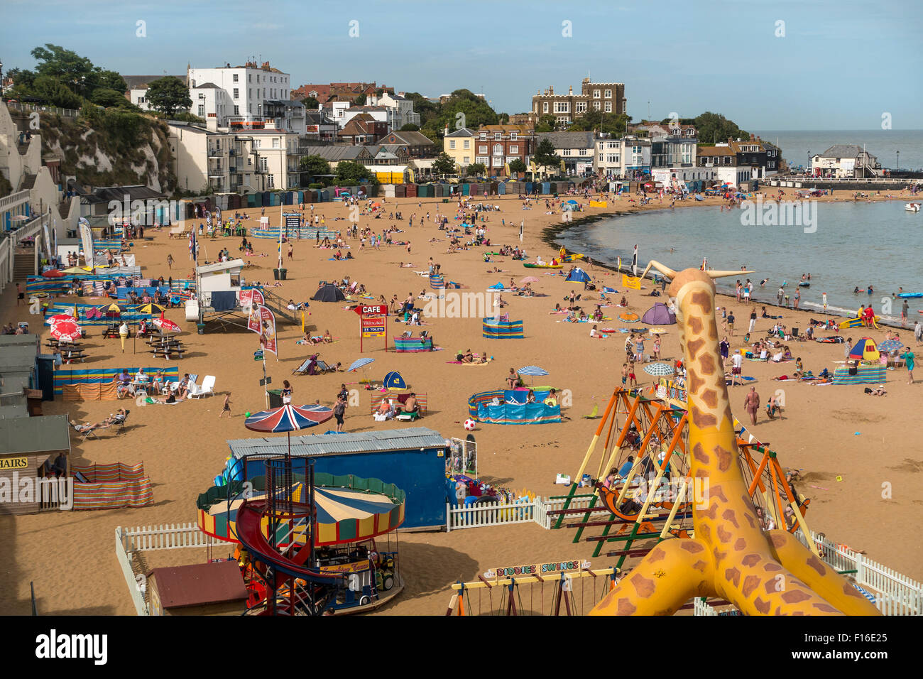 Seaside Beach Viking Bay Broadstairs Thanet Kent England UK Stock Photo ...